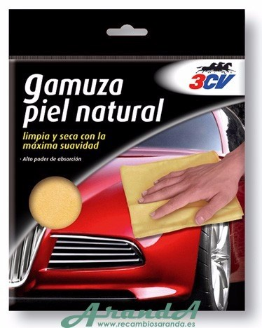 Gamuza Piel Natural 37x55cm 3CV